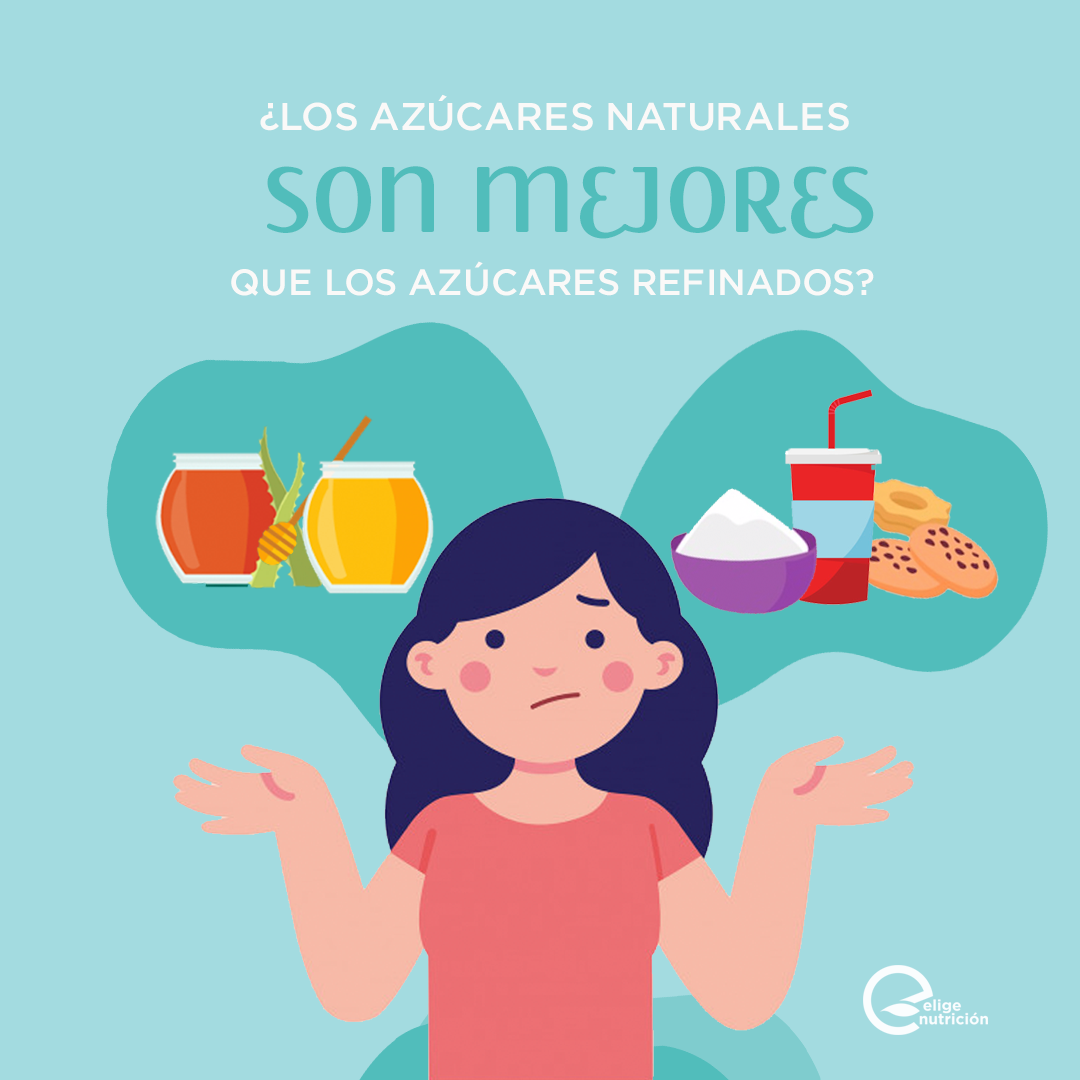 ¿Los azúcares naturales son mejores que los azúcares refinados?